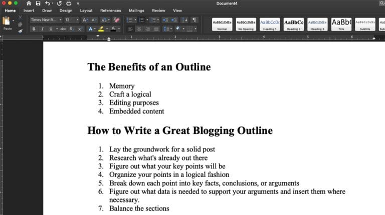 How to Create a Blog Post Outline (With Free Templates)